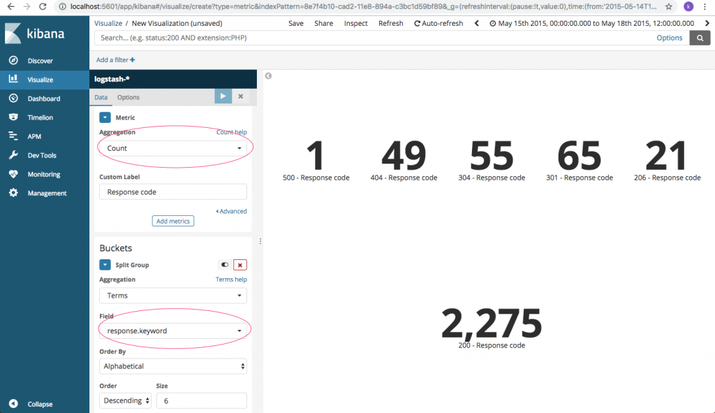 Case Study - Apache Log Analysis using Logstash-Elasticsearch-Kibana (ELK) Stack